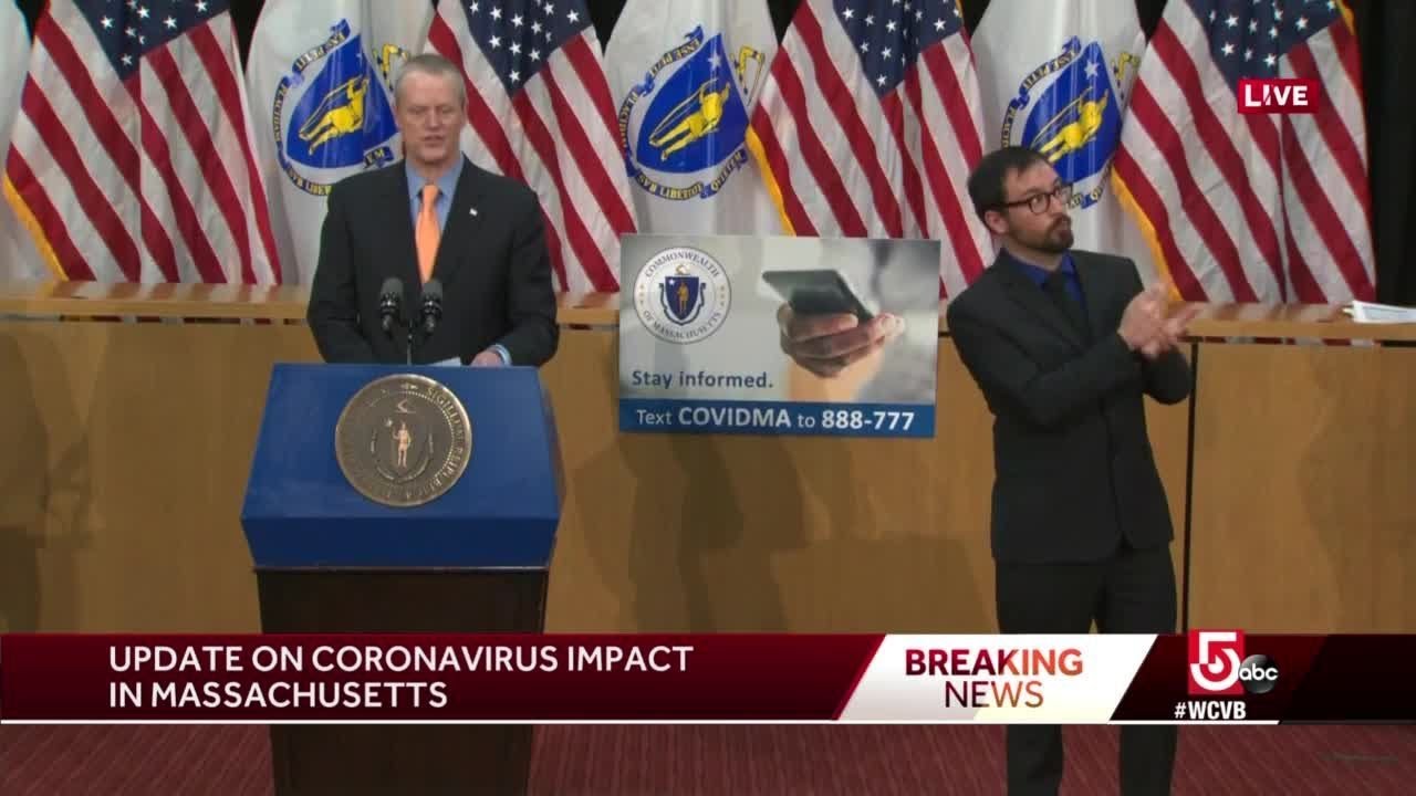 Gov. Baker requests major disaster declaration from FEMA - YouTube