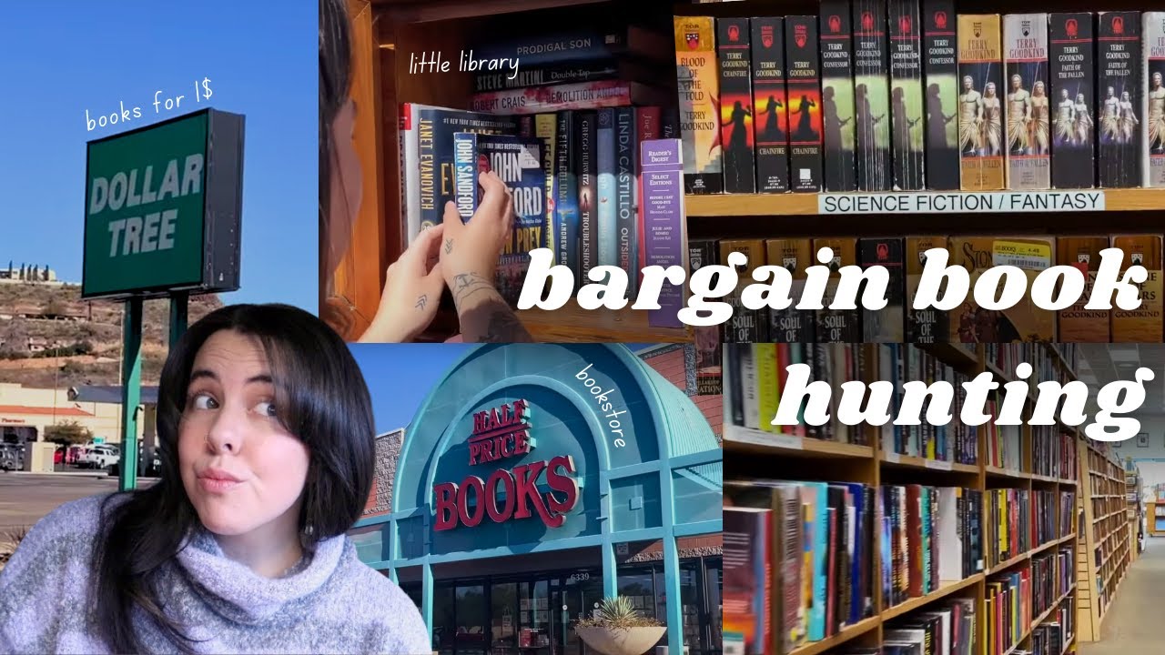 📚💵 Bargain Book Hunting *Goodwill, Half Price books, Little Libraries ...