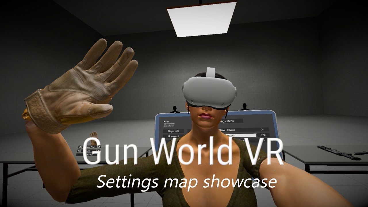 Gun World VR - Settings map and Gun Vault display - YouTube