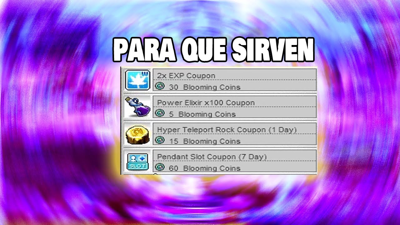 MapleStory | exp x2 - power elixir - teleport rock- pendat slot ...