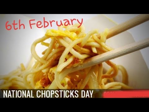 Happy National Chopsticks Day 2020 Best Whatsapp Status Video🥢6th ...