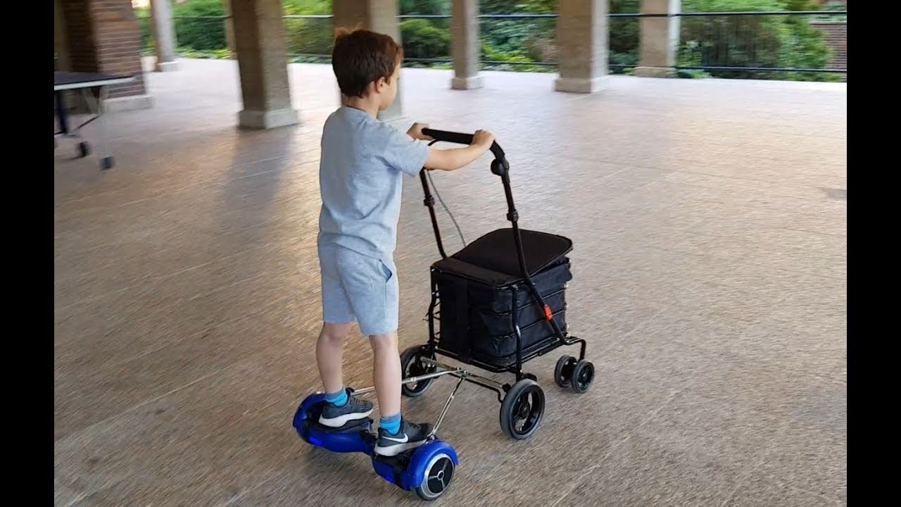 Hover Rollator Wheelchair power attachment add on HoverPusher by ...