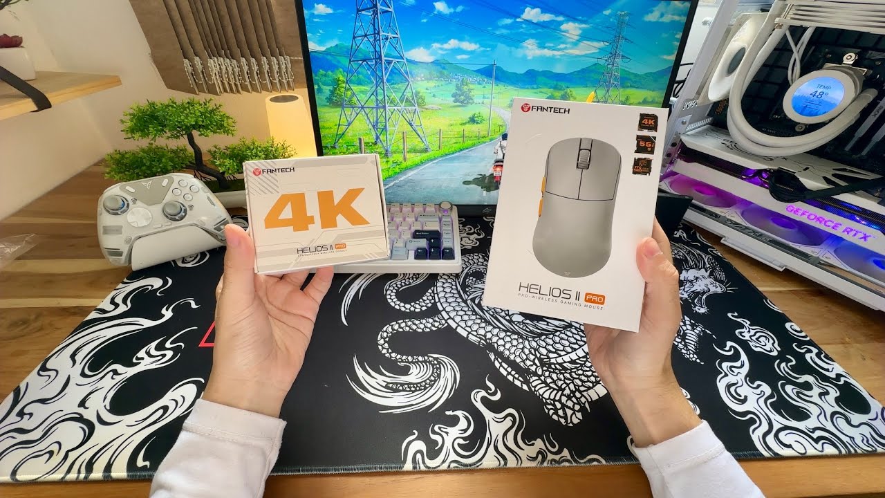 Testando o Mouse Helios II PRO 4K melhor que a Fantech já lançou - YouTube