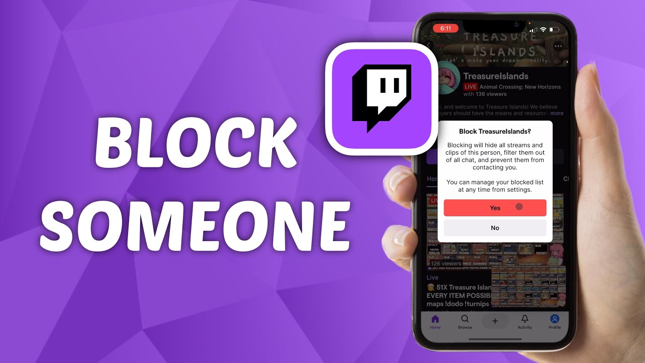 How to Block Someone on Twitch - YouTube