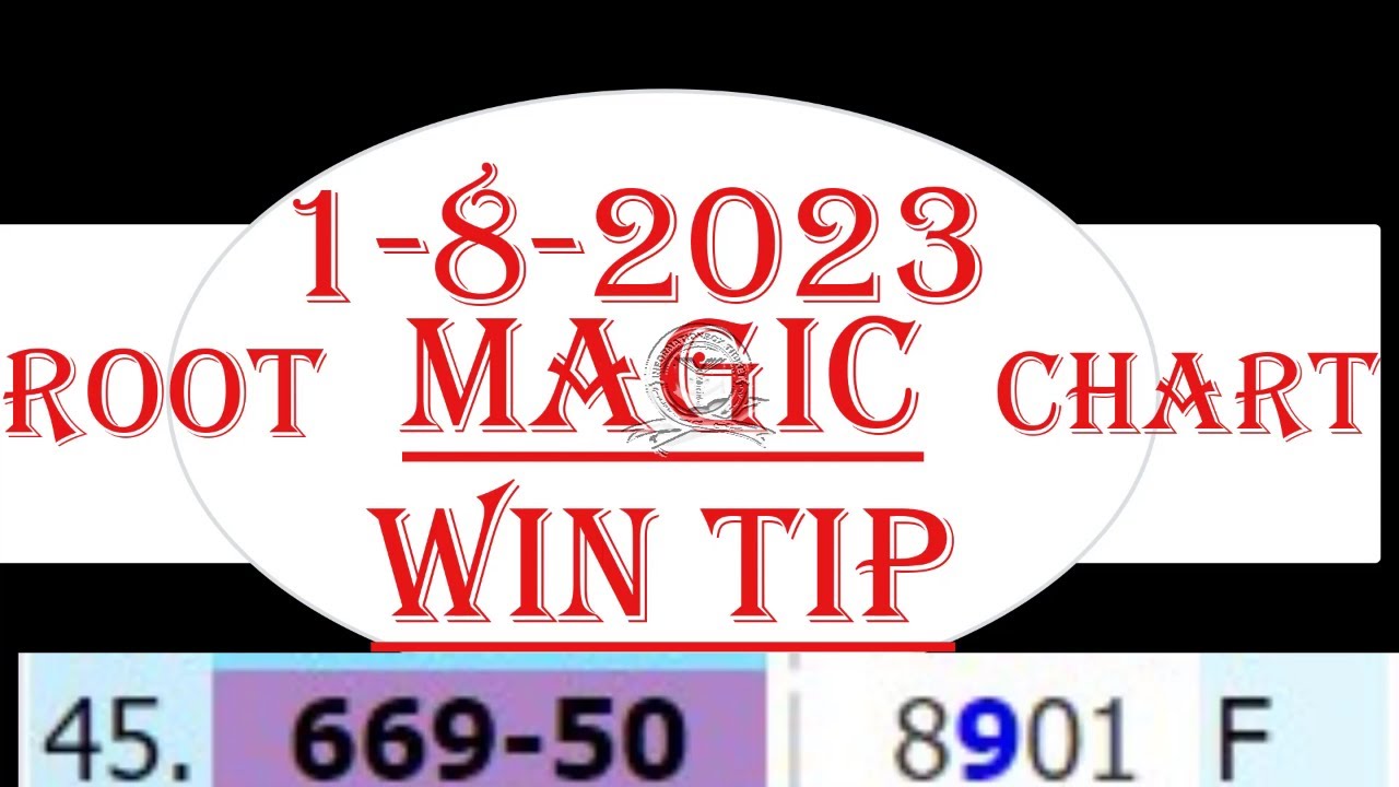 1-8-2023 Thai lottery magic win tip root chart By, InformationBoxTicket ...