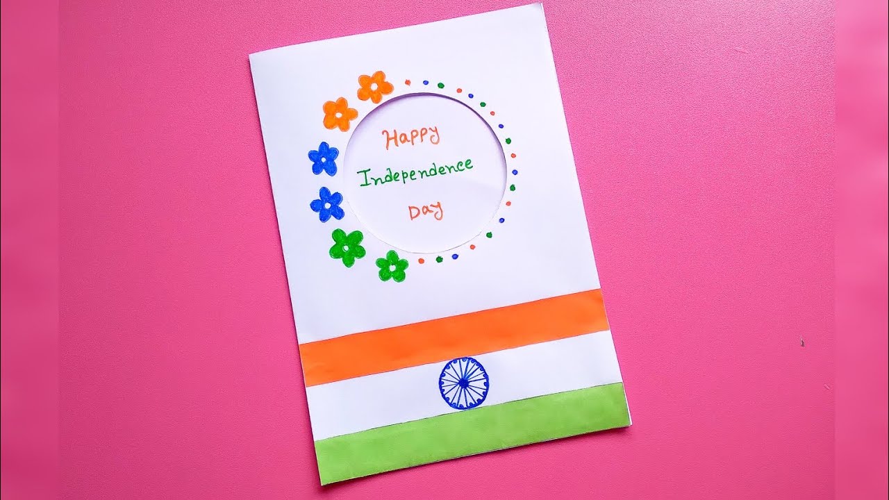 How to make Independence Day card || Happy Independence day card - YouTube