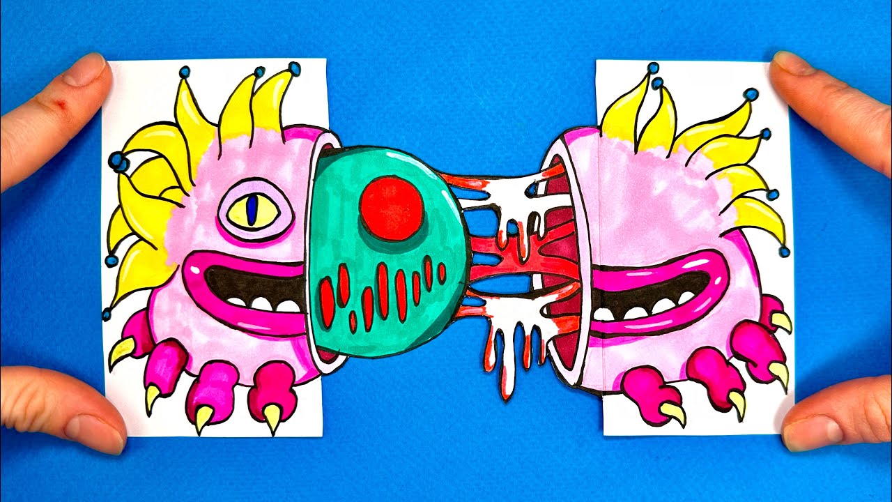 Drawing Toe Jammer from My Singing Monsters VS Jumbo Josh from Garten ...