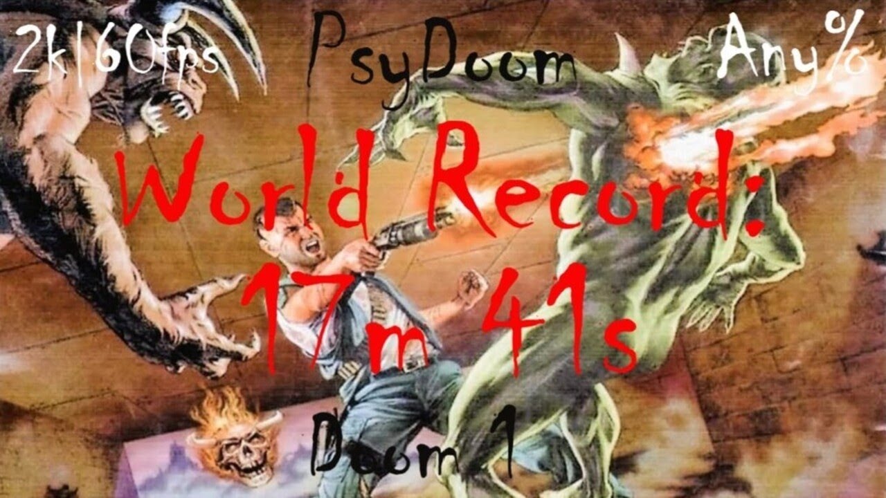 PsyDoom: Doom Speedrun in 17m 41s 950ms (Any%) 1440p|60fps World Record ...