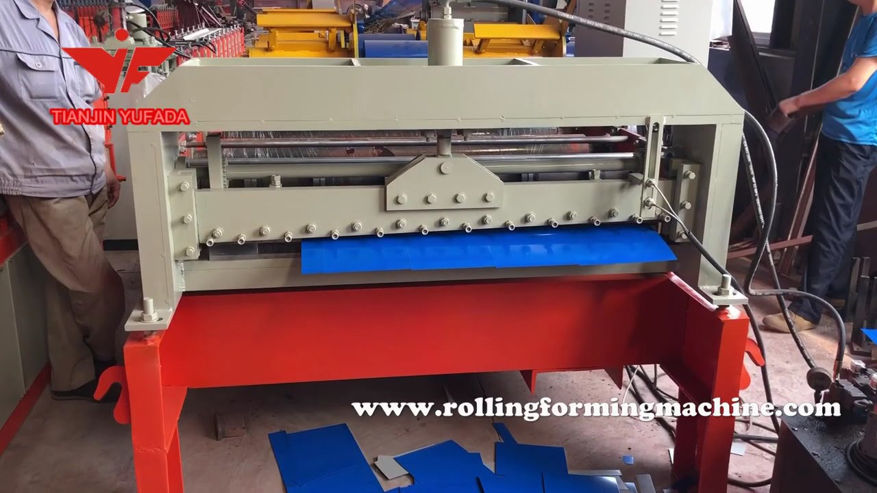 Simple slitting machine line | cheap metal slitting machine | steel coil slitting machine - YouTube