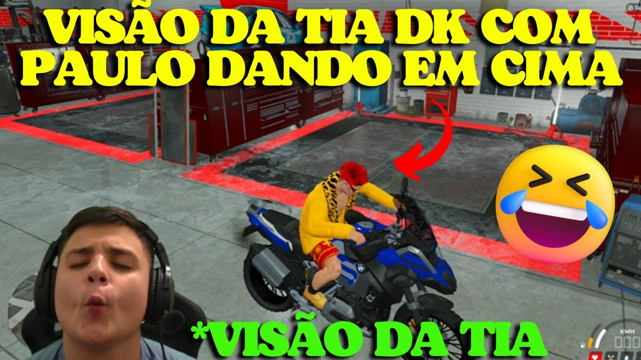 VISÃO DA TIA DK COM PAULINHO DANDO EM CIMA DELA! 😂 - YouTube