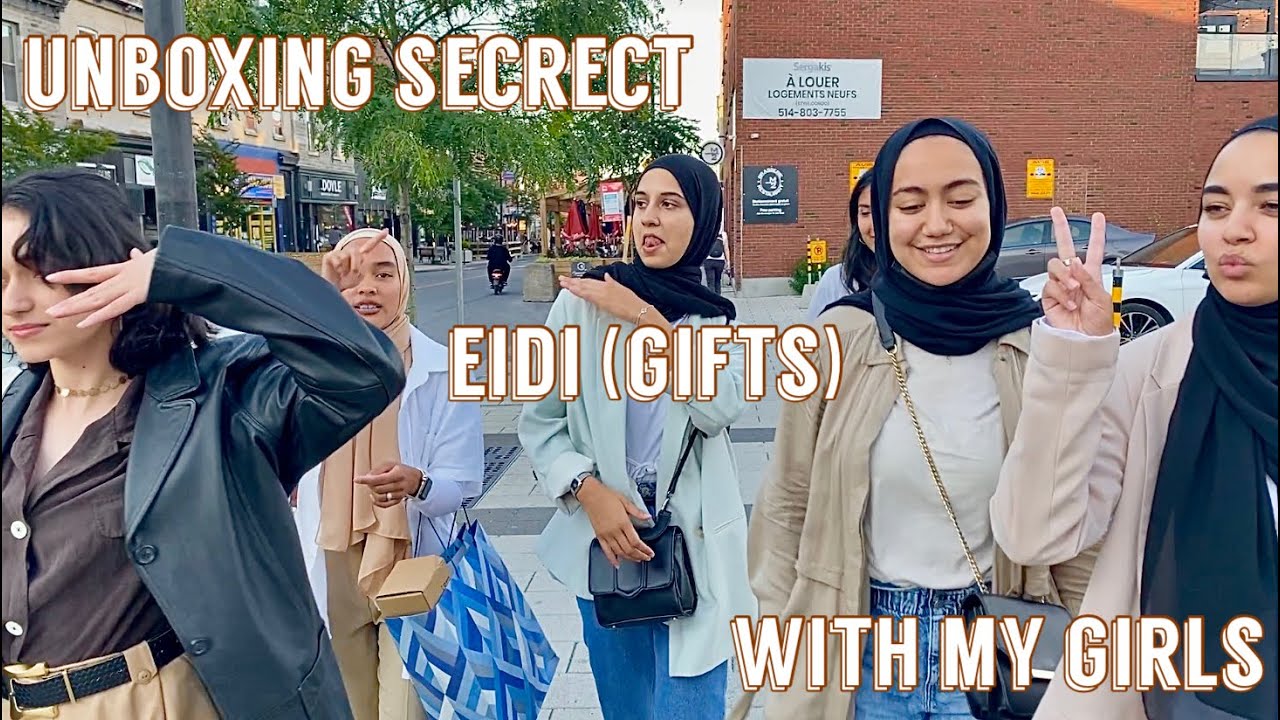 Unboxing secret eidi (gifts) with my girls! - YouTube