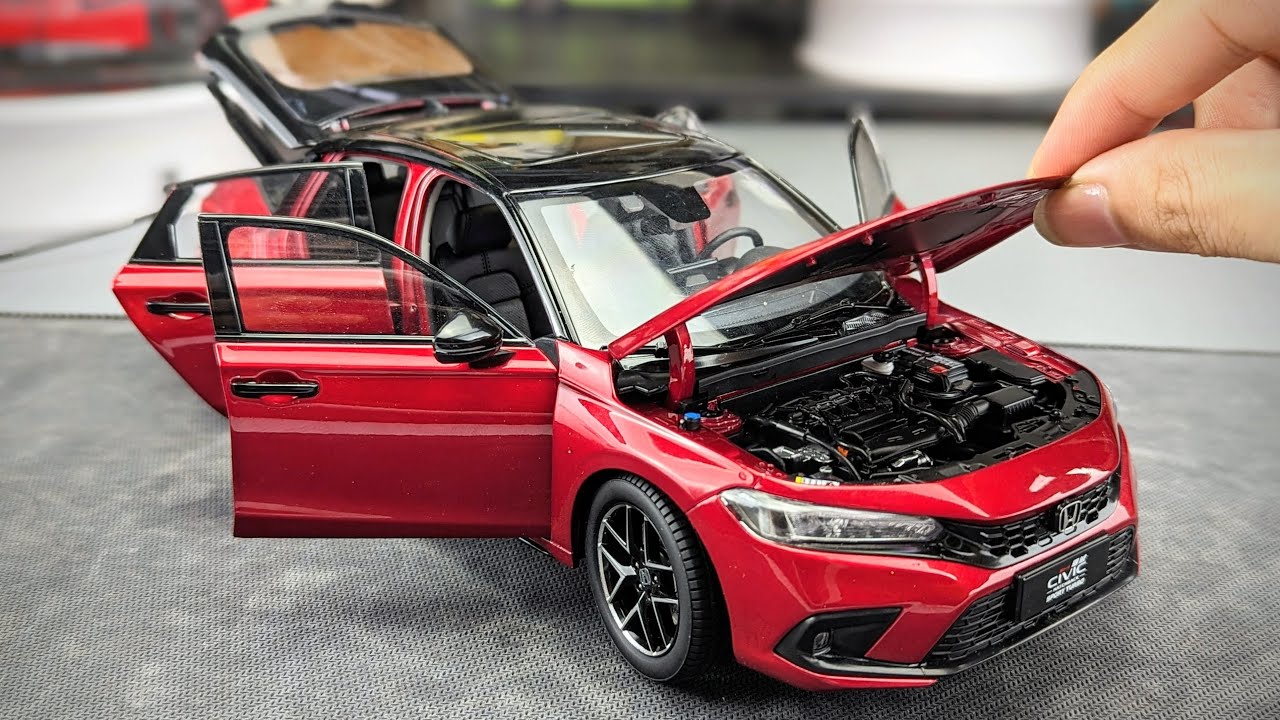 Unboxing of Honda Civic 2023 diecast model car - YouTube