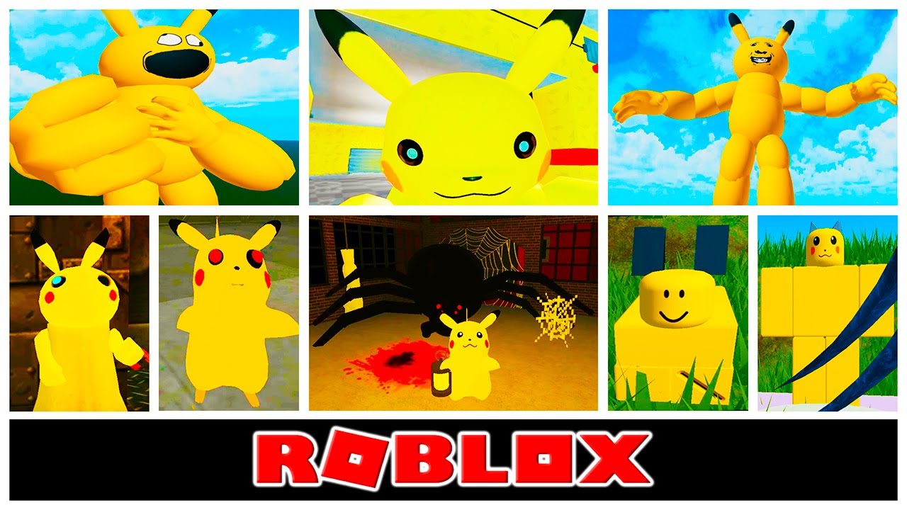Pikachu from Pokemons in roblox - YouTube