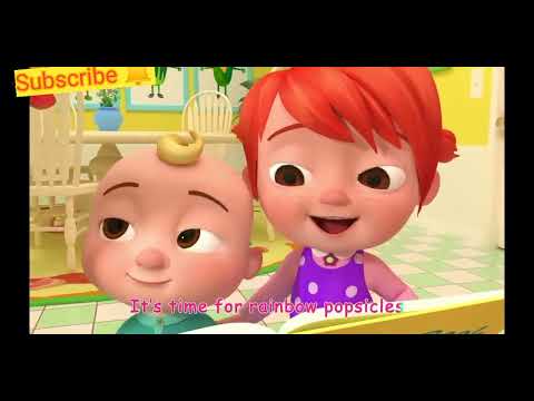 The Colors Song (With Popsicles) |CoComelon The colors song - Nursery ...