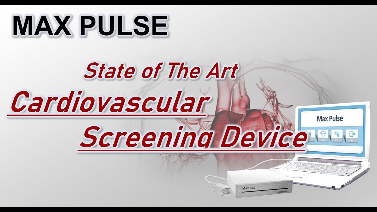 Cardiovascular Screening Medical Device - Max Pulse - - YouTube