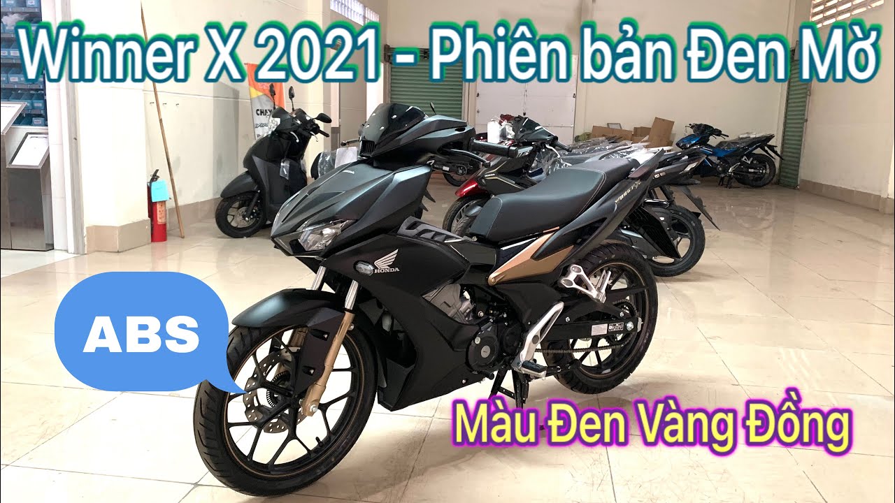 Winner X 2021 phiên bản Đen Mờ ABS | Màu Đen Vàng Đồng | Minh Nam Lê ...