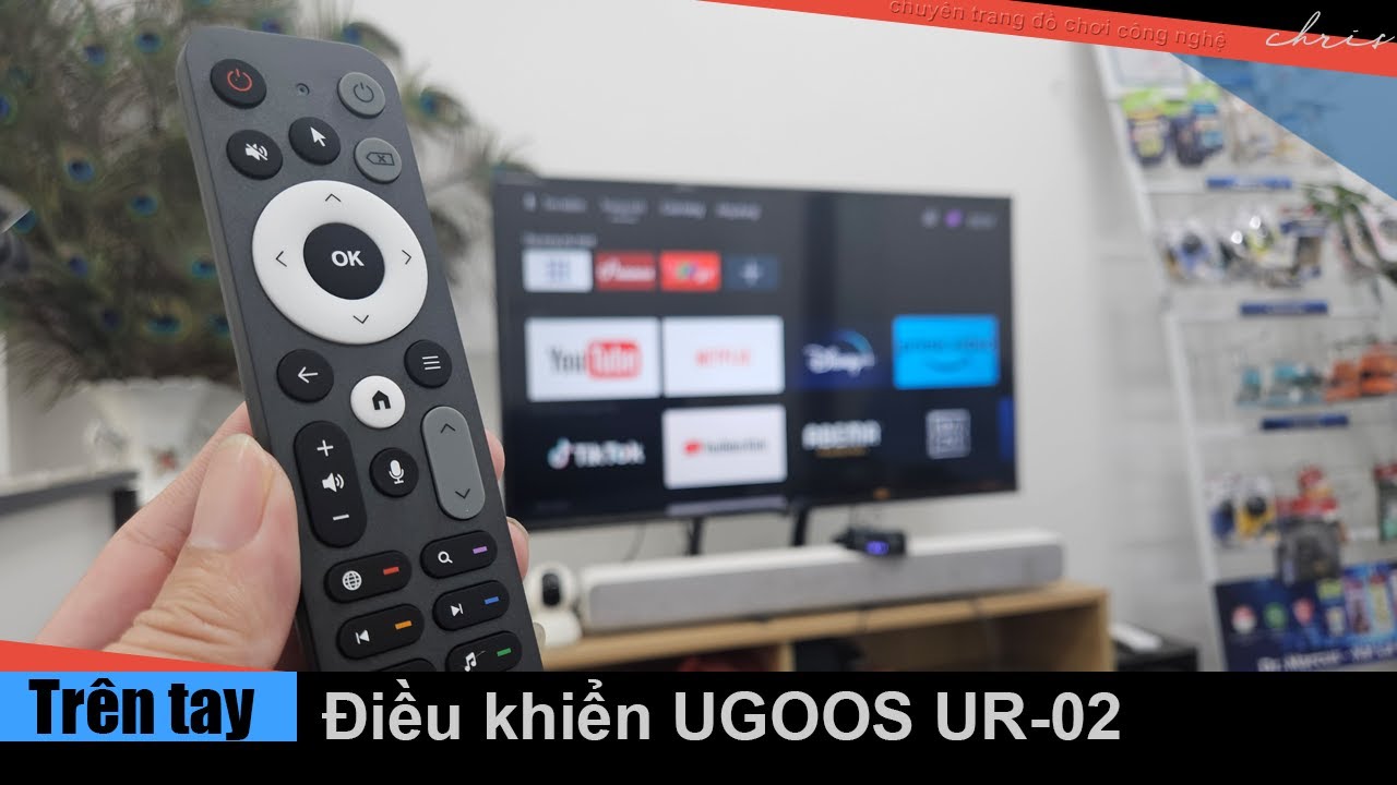 Trên tay điều khiển chuột bay Bluetooth Ugoos UR-02 10 phím học lệnh - YouTube