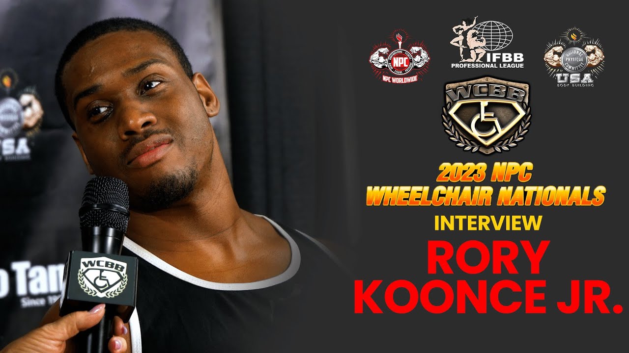 Rory Koonce Jr.’s Interview - 2023 NPC Wheelchair Nationals - YouTube