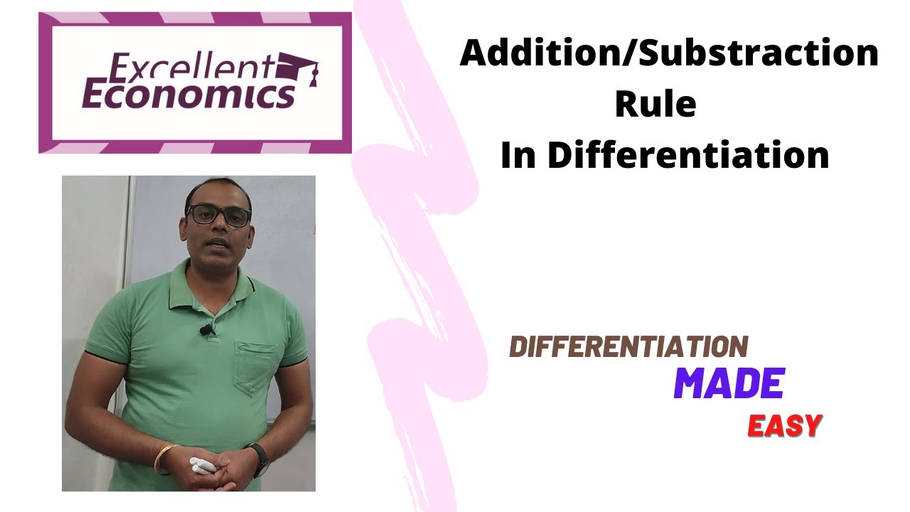 Addition and Substraction Rule in Differentiation - YouTube