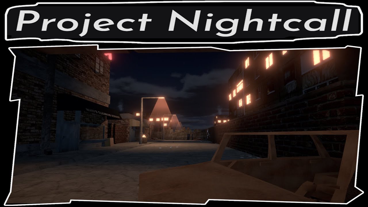 Project Nightcall - Playthrough (PSX-style horror game) - YouTube