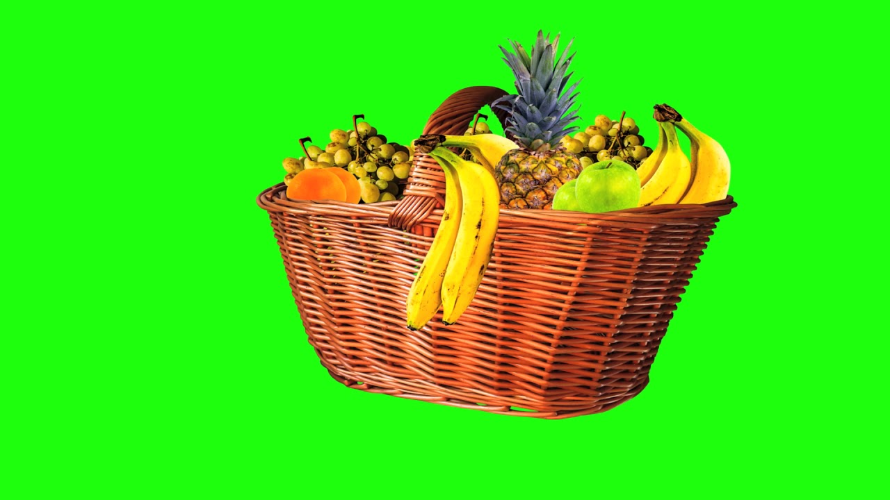 GREEN SCREEN FOOTAGE Fruit Basket 100% FREE to USE - FREE STOCK FOOTAGE ...