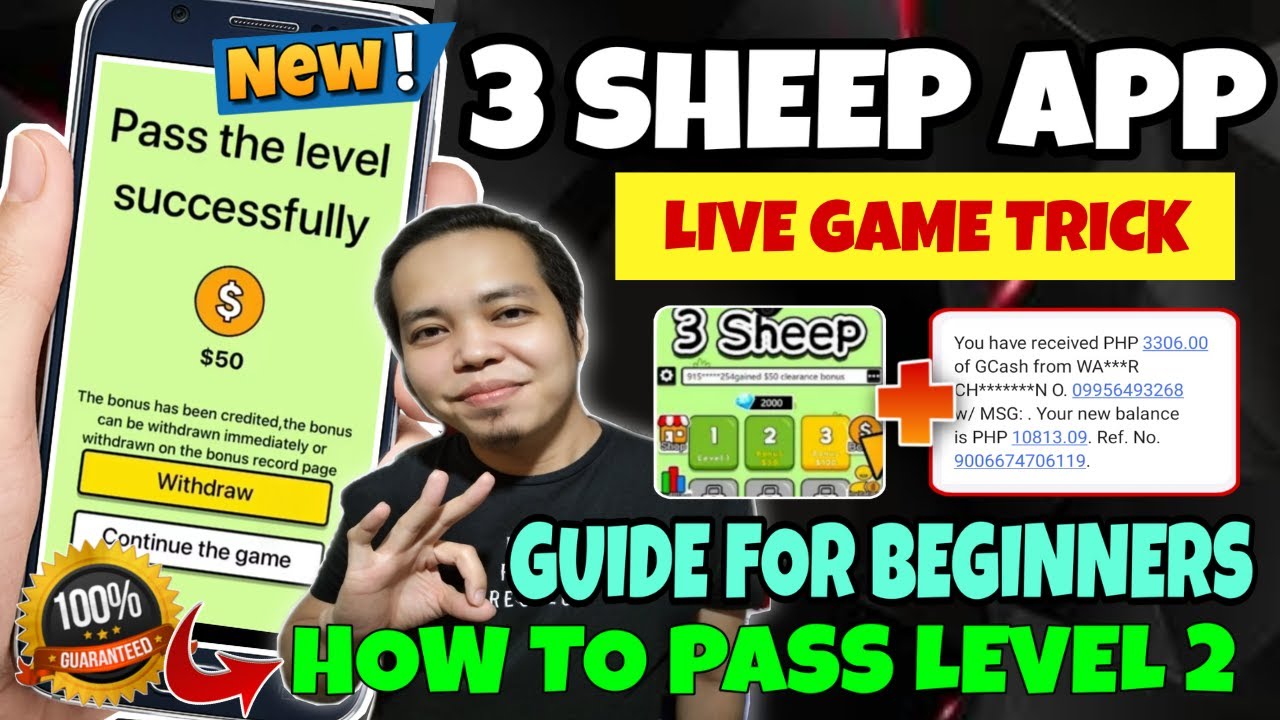 3 Sheep App How To Pass Level 2 - 3 Sheep App Live Game Play - 3 Sheep ...