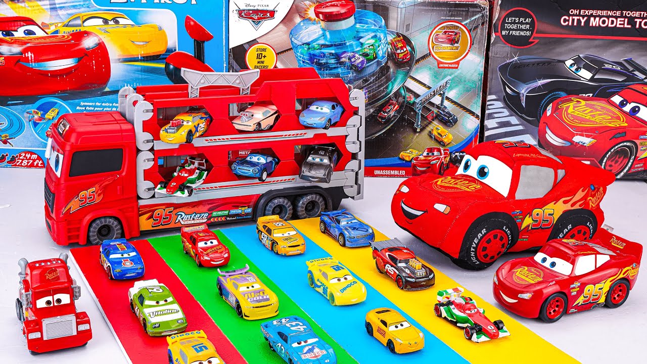 Disney Pixar Cars Unboxing Review | Disney Pixar Cars Go Toy Truck Race ...