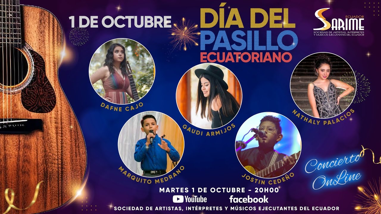 HOMENAJE AL DÍA DEL PASILLO ECUATORIANO - 1 DE OCTUBRE - YouTube