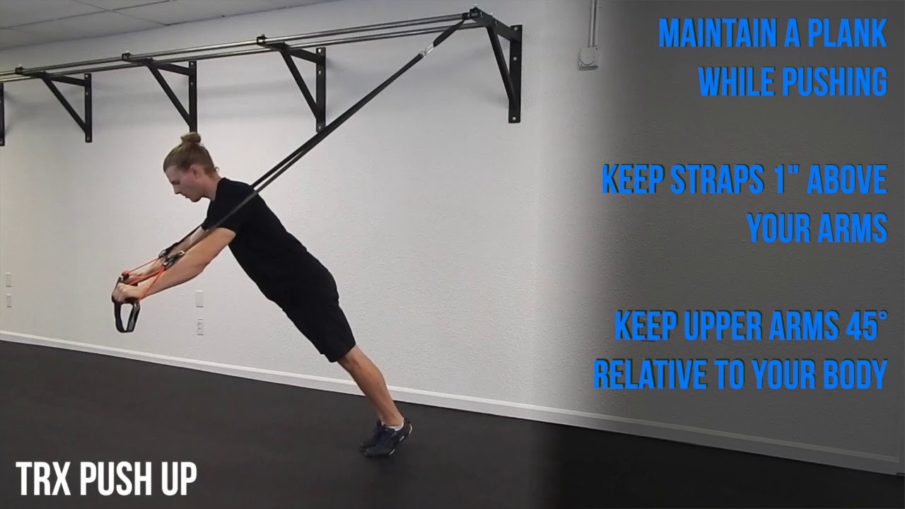 TRX Push Up - YouTube