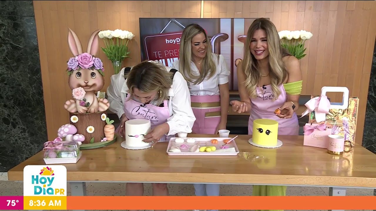 Empresaria crea espectaculares diseños animados en bizcochos - YouTube