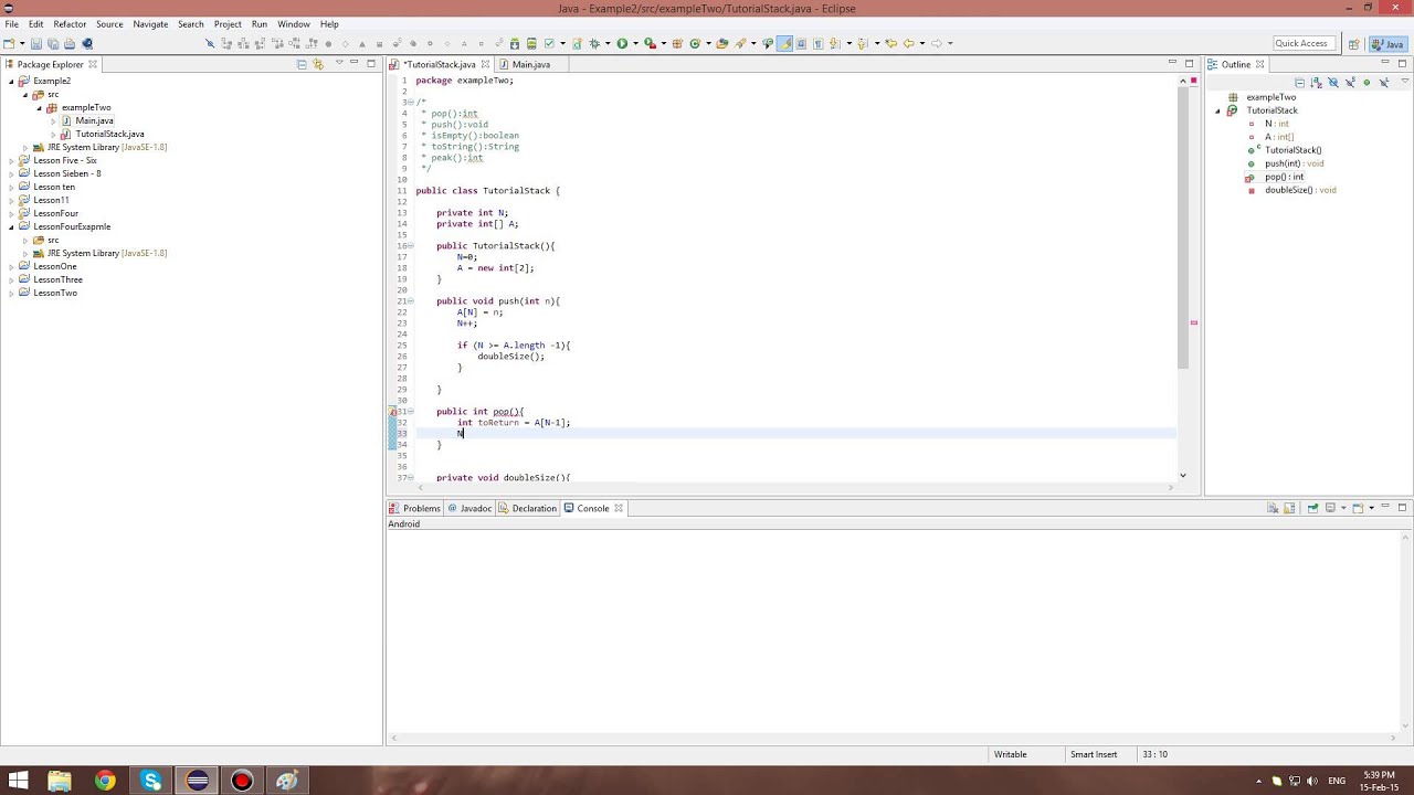 Java Tutorial Στα Ελληνικά - Μάθημα #11Β : Παράδειγμα 2 - YouTube