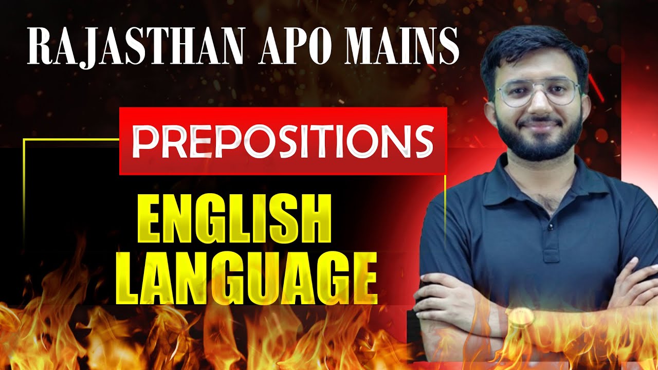 English for Rajasthan APO Mains 2025 | | By Chetan rajpurohit Sir - YouTube