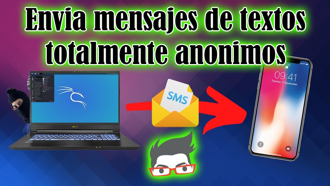 Como enviar mensajes de textos totalmente anonimos - YouTube