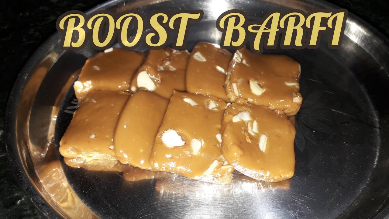 Melting Boost Barfi - YouTube