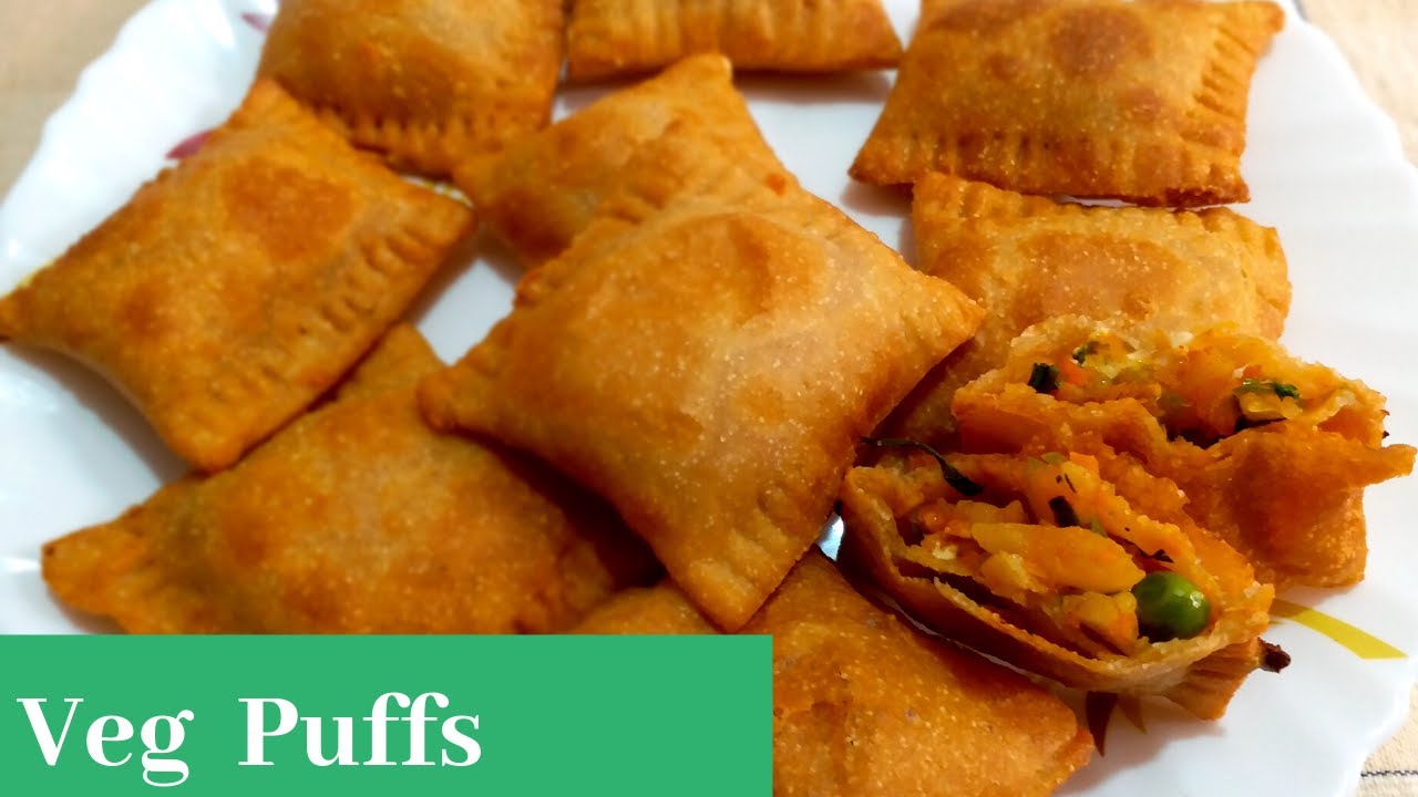 Veg puffs recipe | vegetable puffs recipe | Veg House recipes - YouTube