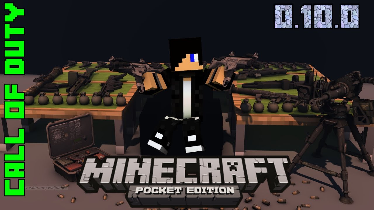 Minecraft pe 0.10.4 Call Of Duty Mod - YouTube