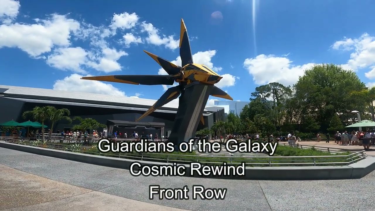Guardians of the Galaxy Cosmic Rewind - Front Row POV - Disco Inferno ...