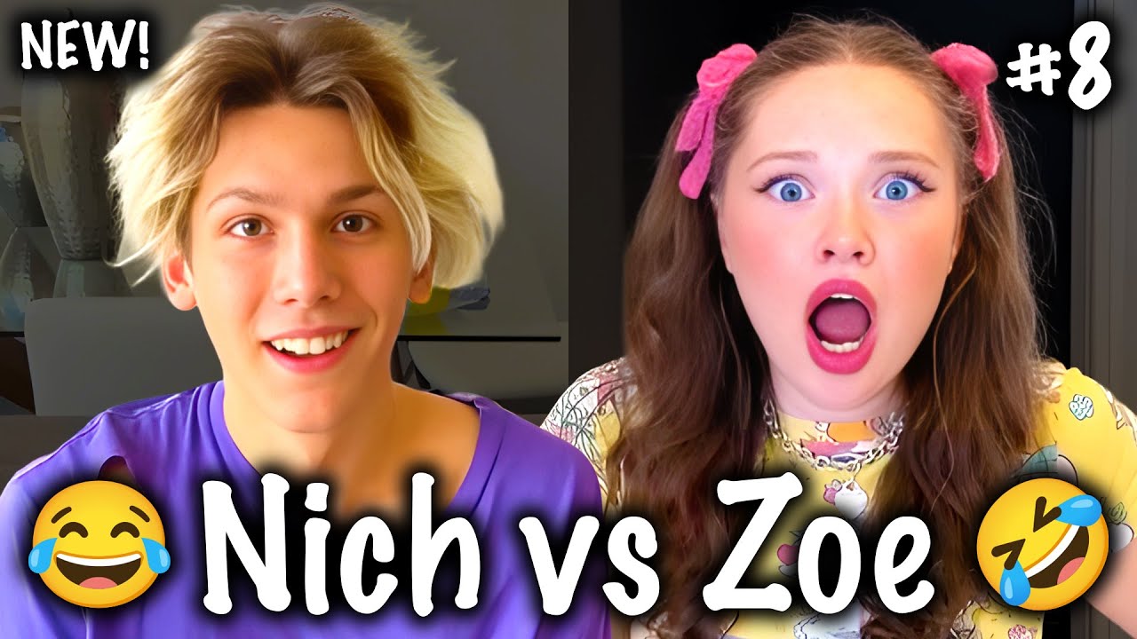 NICHLMAO vs ZOE COLLETTI Most Viewed Funny TikTok Shorts 8 - YouTube