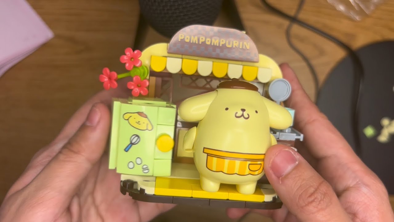 ASMR build a PomPomPurin Kitchen Lego set with me! - YouTube