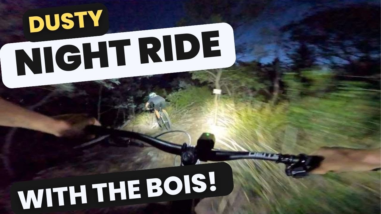 Night Ride! | Steep Trails in the Dark!! | Jonte Tummon | - YouTube