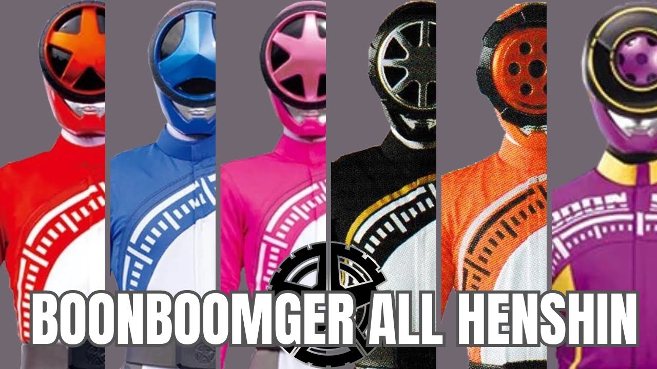 BAKUAGE SENTAI BOONBOOMGER ALL HENSHIN [BUN RED - BUN VIOLET] Still On ...