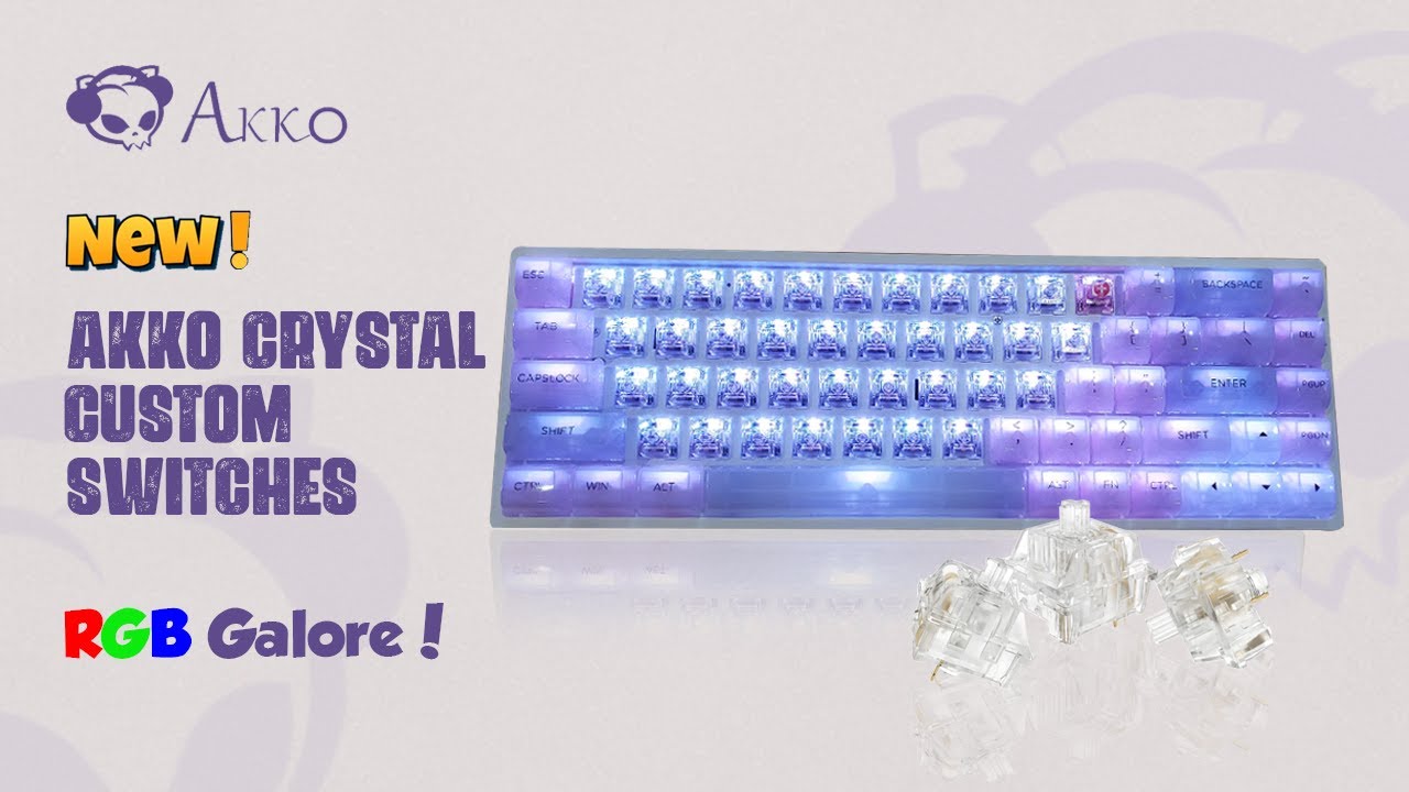 New! Akko Crystal Switches for Max RGB! (Tagalog) - YouTube