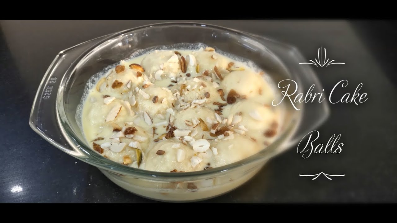 Instant Sweet Dish "Rabri Cake Balls" - YouTube