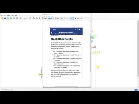 Flowgorithm - Book Club Points - YouTube