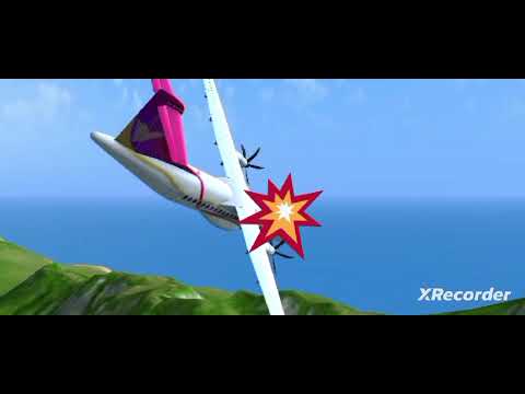 TAS Turbolines flight 957 - YouTube