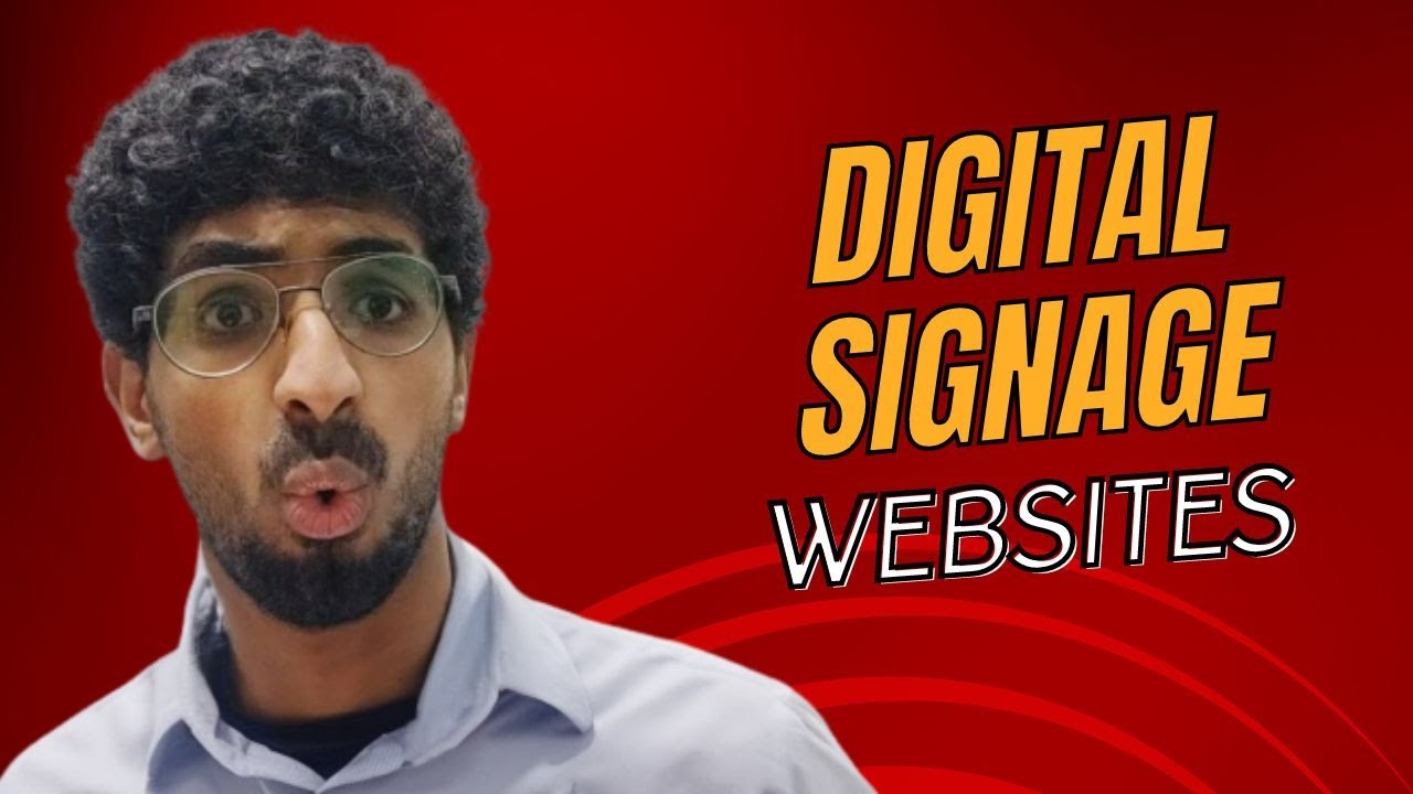 Live website digital signage Posterbooking 2024 - YouTube