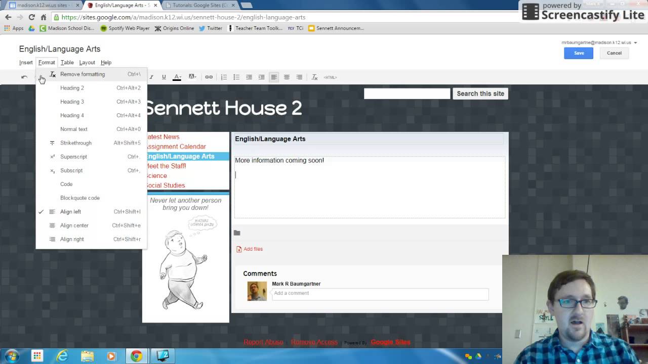 Website Lesson 2 - Creating and Editing New Pages.webm - YouTube
