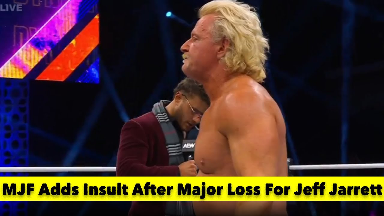 MJF Adds Insult After Major Loss For Jeff Jarrett During AEW Dynamite ...