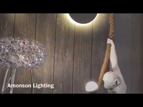 Amonson Lighting Showroom display - YouTube