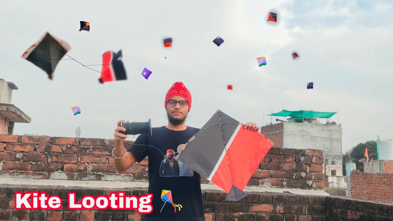 Catching *Big Kites* 🪁 Kite Looting | Tricks To Cut And Catch Others ...